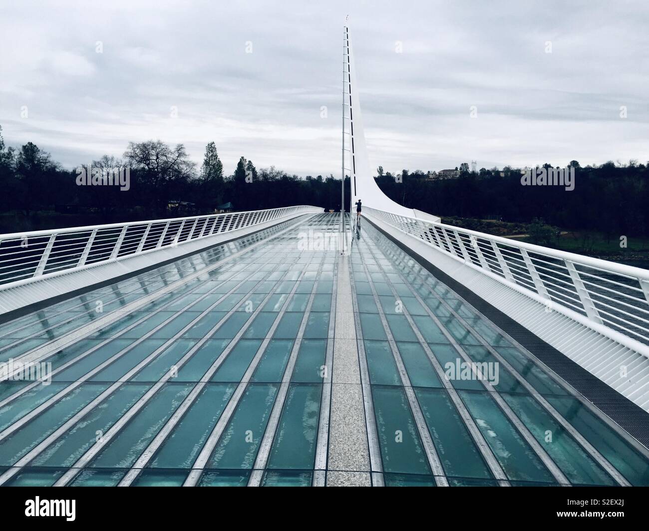 Sundial Bridge Redding Stock Photo - Alamy