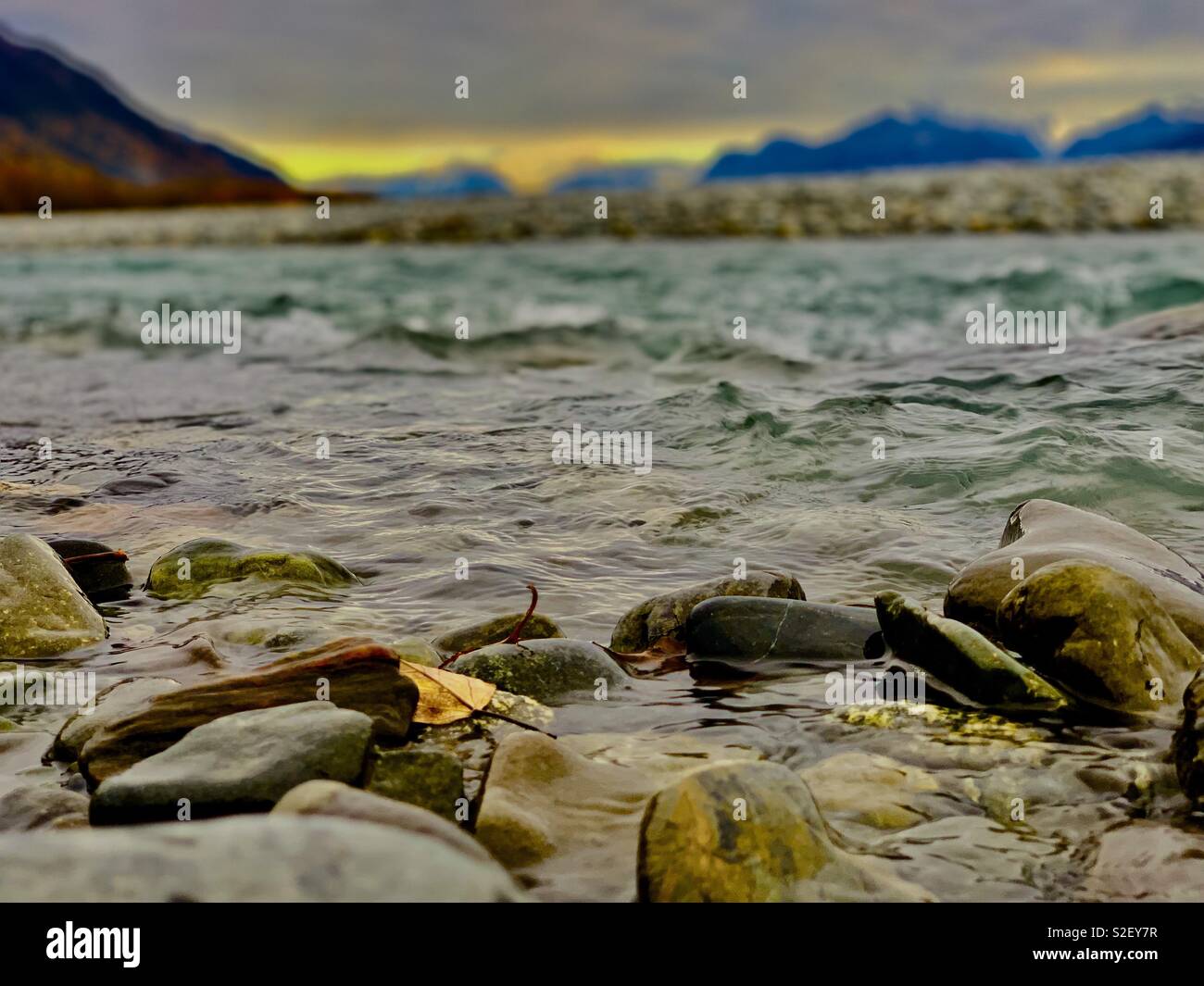 Alaska sunset hi-res stock photography and images - Alamy