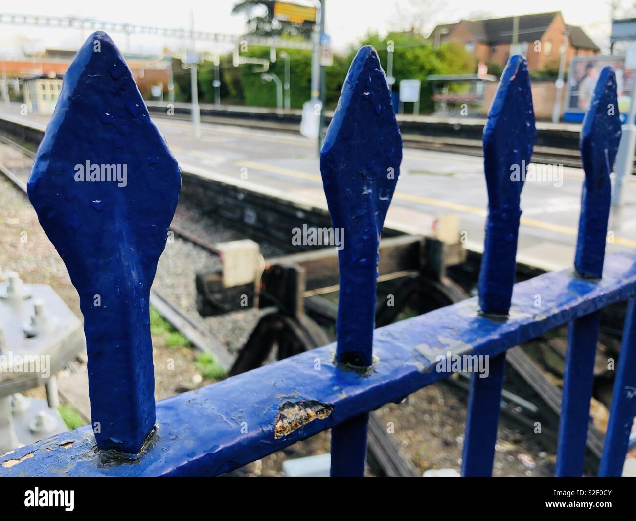 Station railings hi-res stock photography and images - Alamy