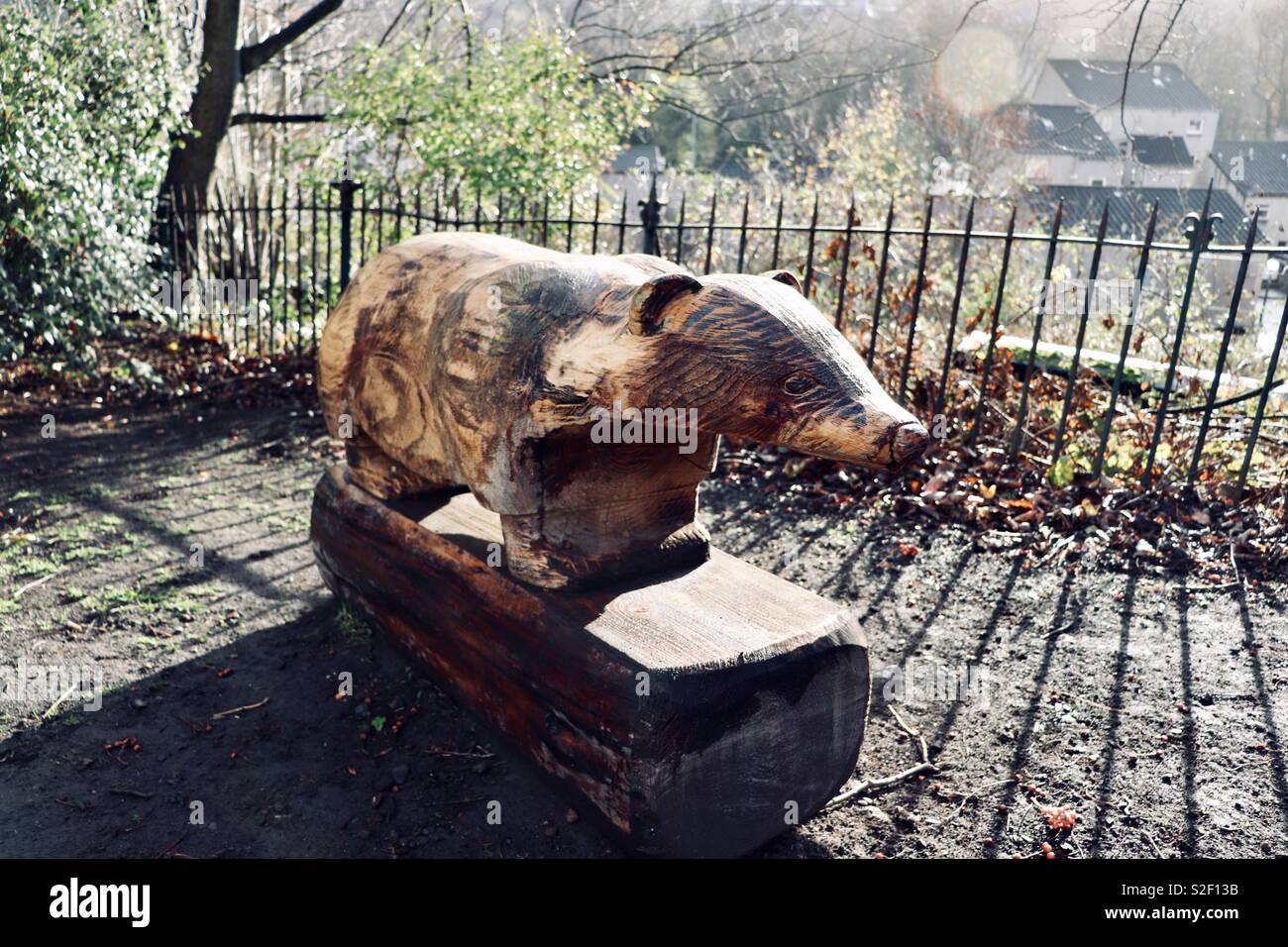 Wooden badger hi-res stock photography and images - Alamy