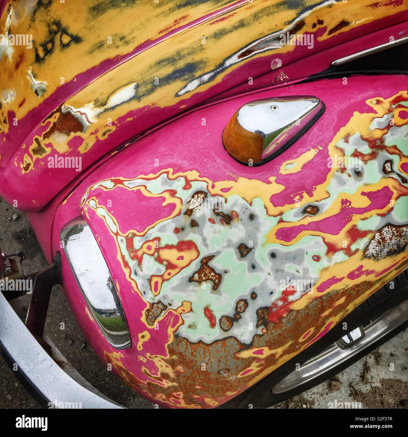 Accidental art: the history of a VW Beetle's paint job revealed Stock ...