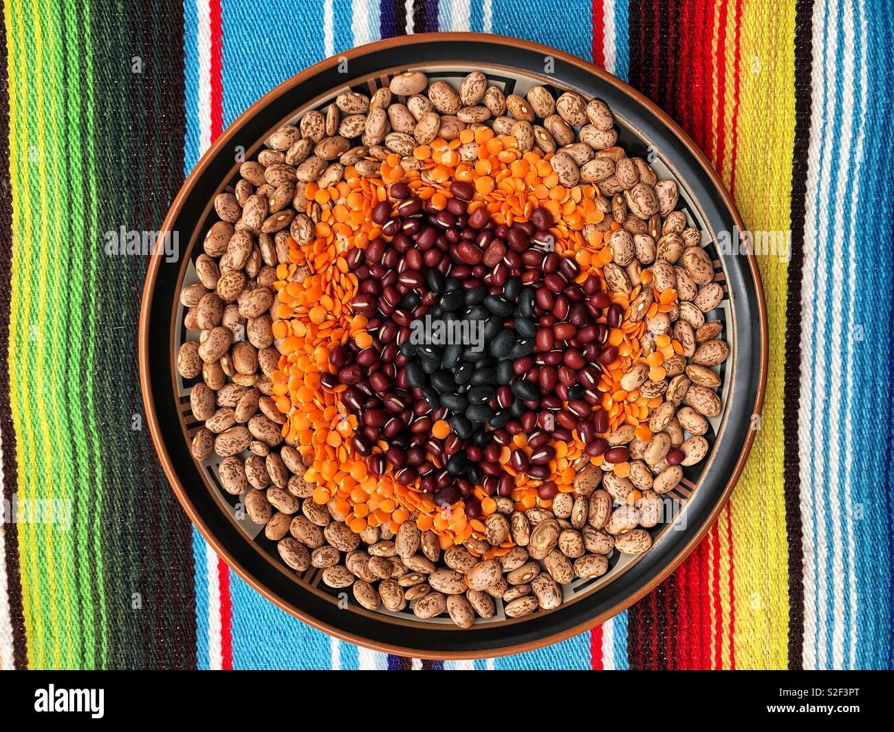 Dried beans art Stock Photo - Alamy