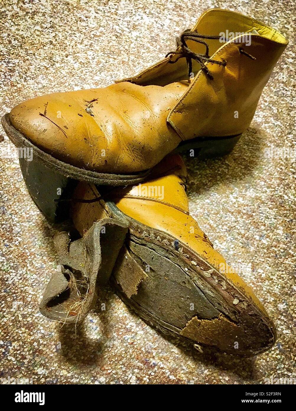 Worn out boot hi-res stock photography and images - Alamy
