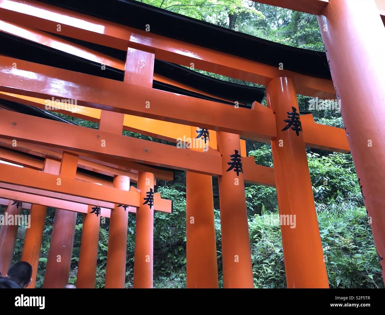 Japan Red Temple Stock Photo - Alamy