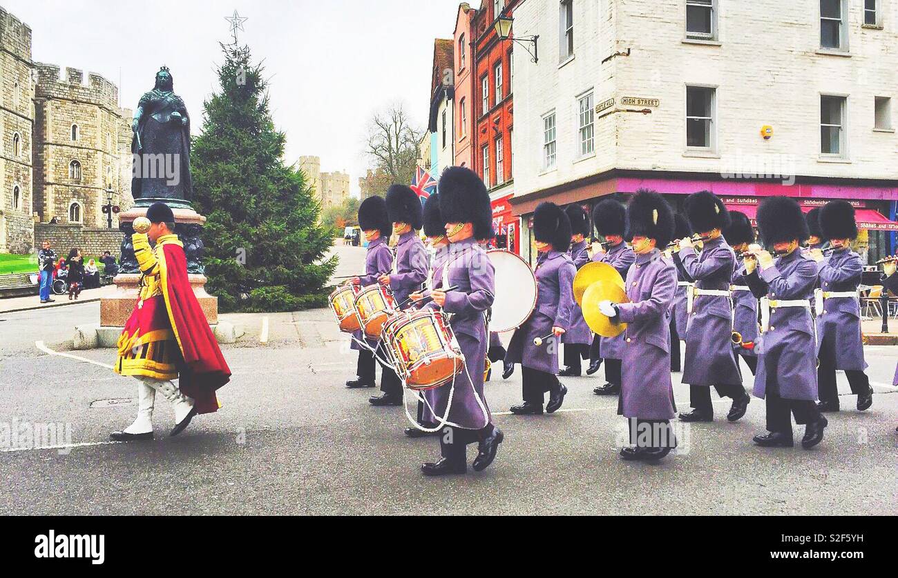 Royal Windsor Bandsman Stock Photo - Alamy