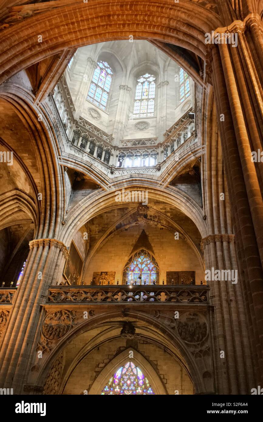 Grand Church Interior Stock Photo - Alamy