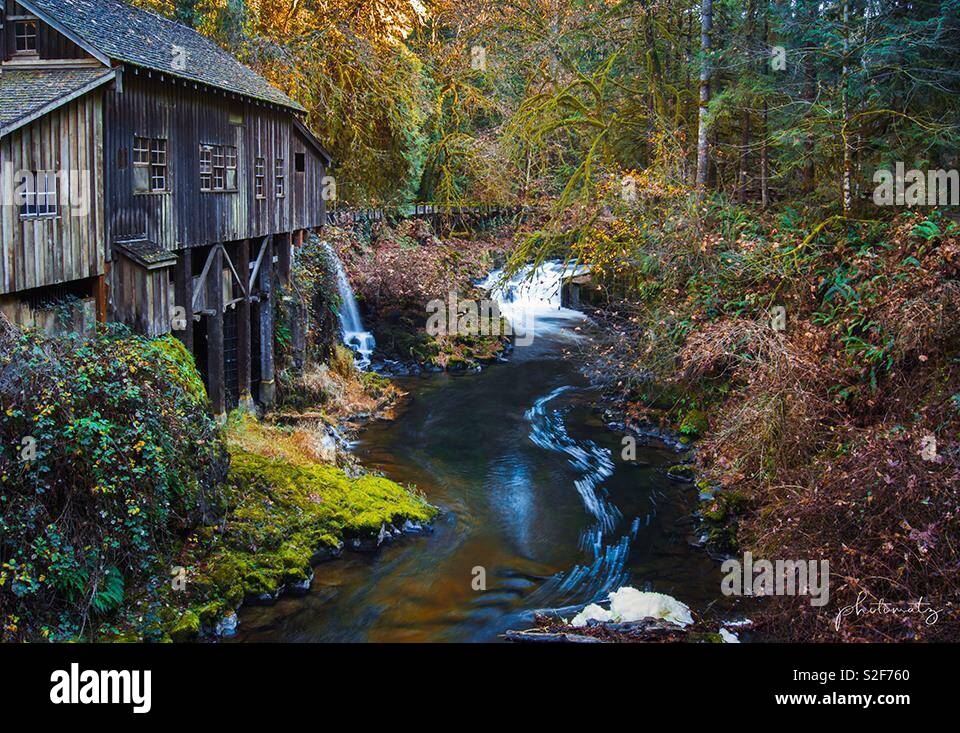Old Mill on the River Stock Photo - Alamy
