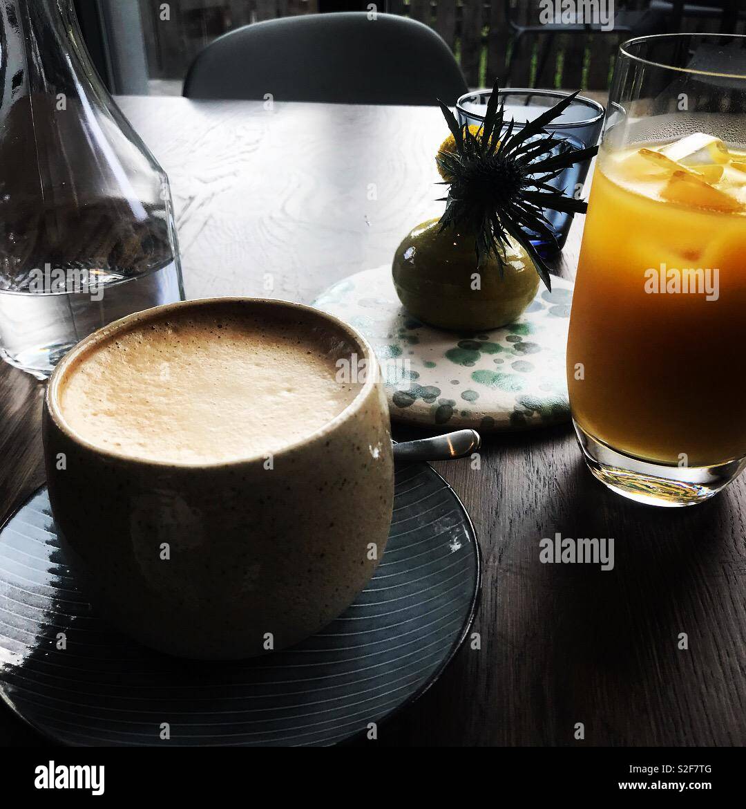 Scottish morning coffee in the highlands Stock Photo - Alamy