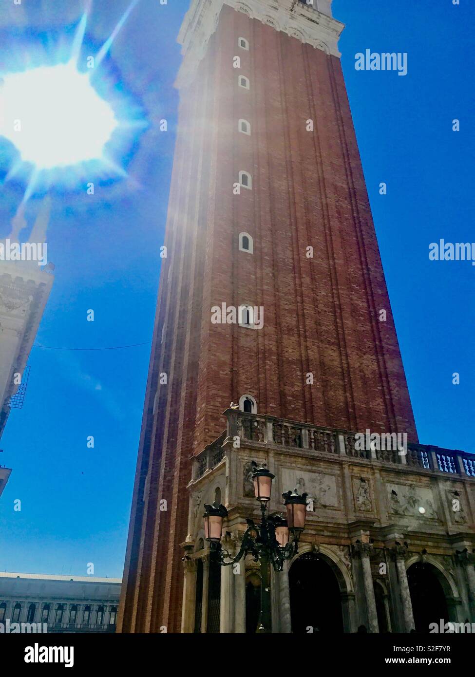 Venice tower st marks square Stock Photo - Alamy