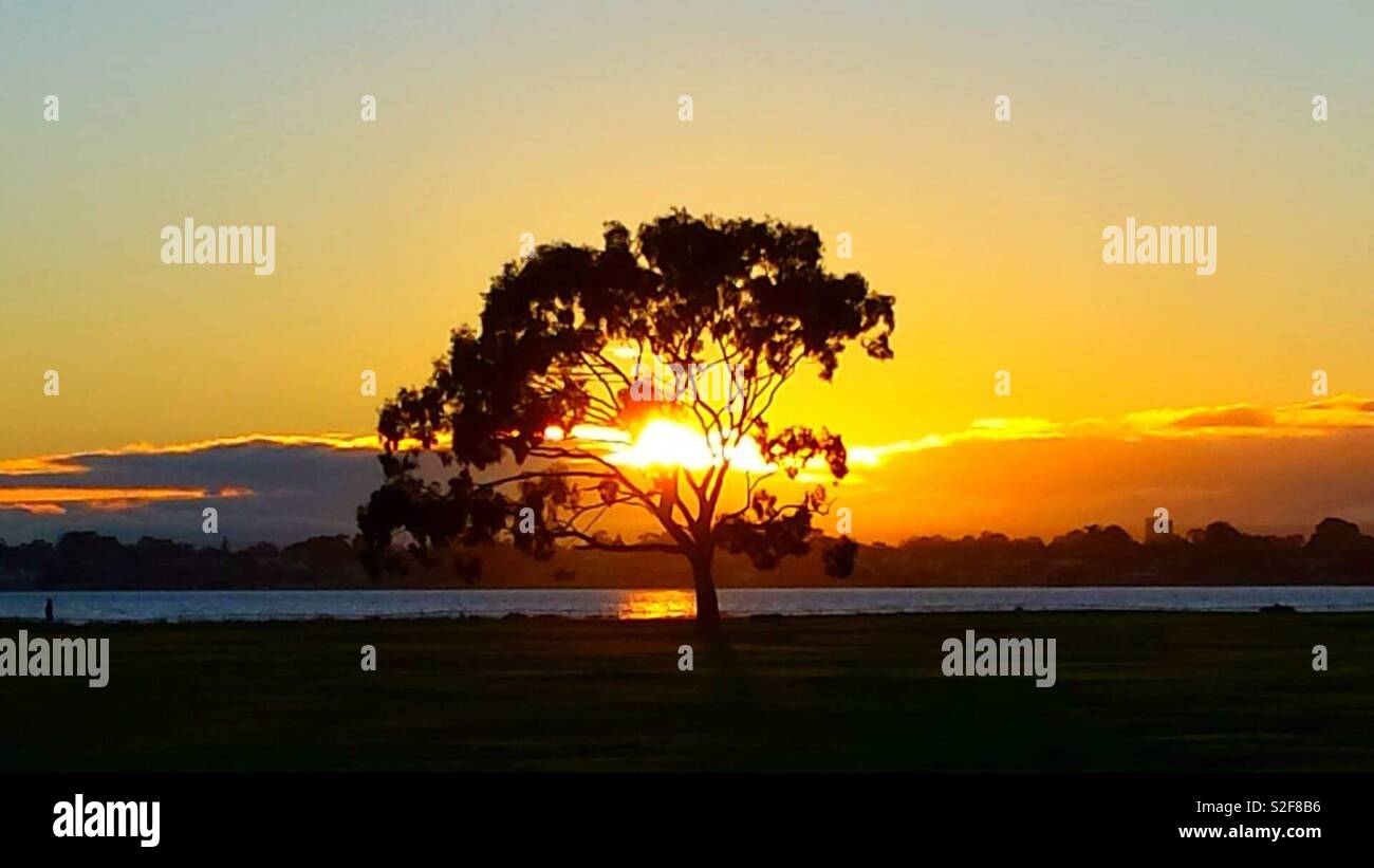 Perth sunrise Western Australia Stock Photo - Alamy