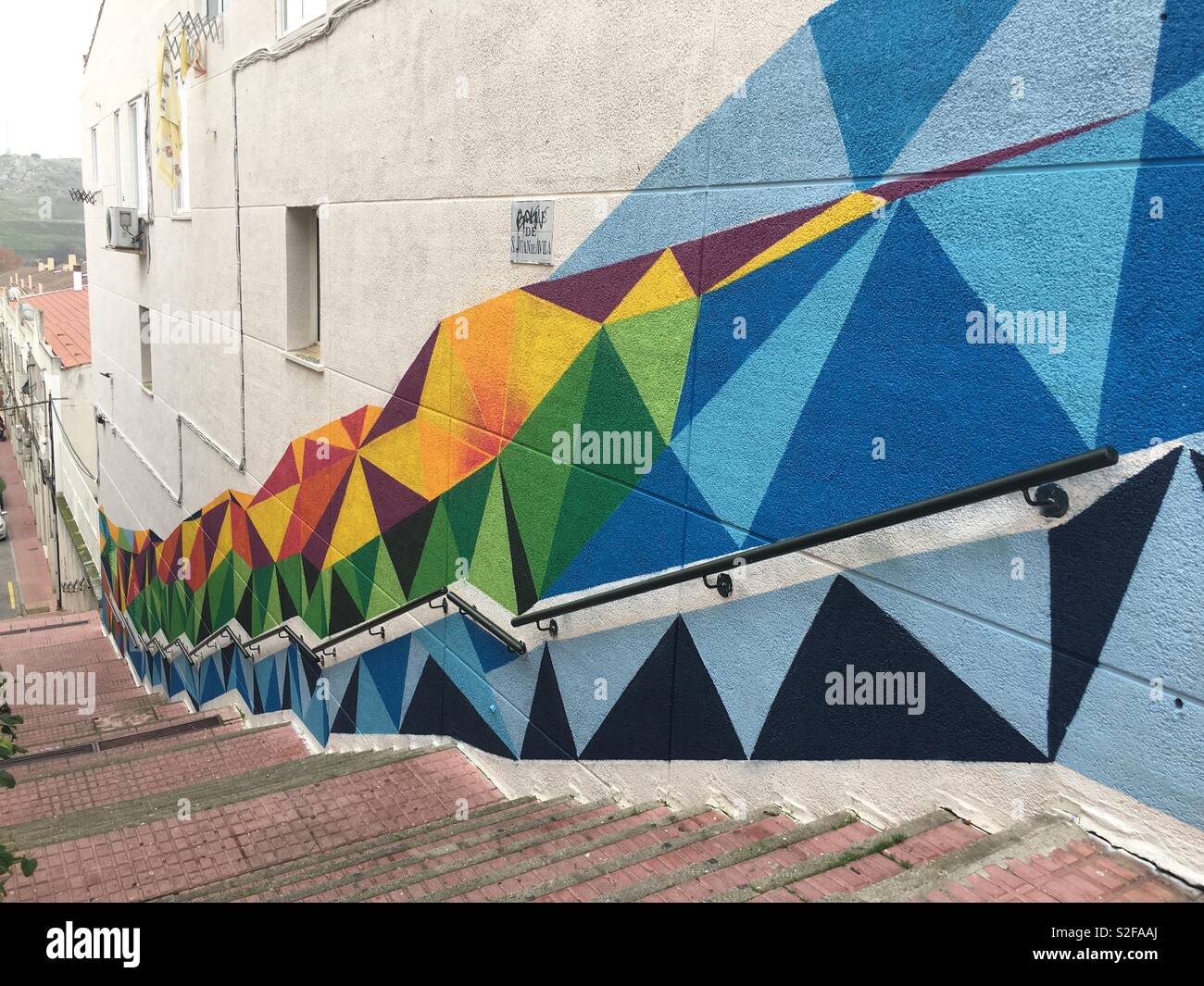 Casares Spain Graffiti Art Stock Photo - Alamy