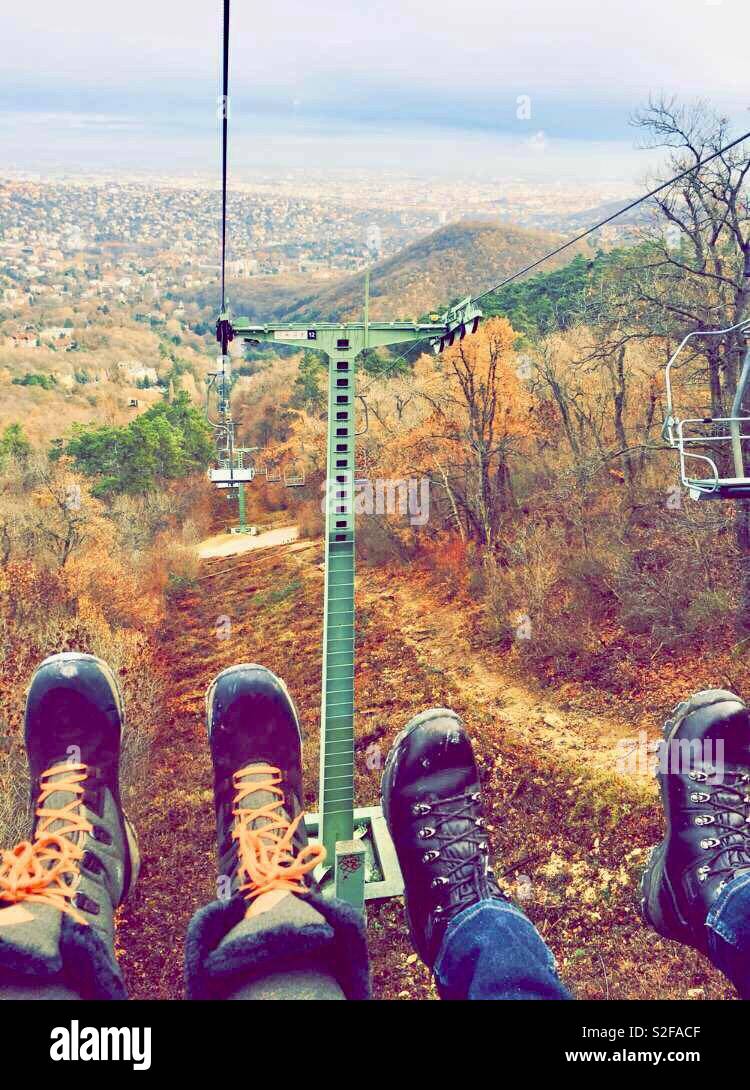 Budapest chair lift hi-res stock photography and images - Alamy