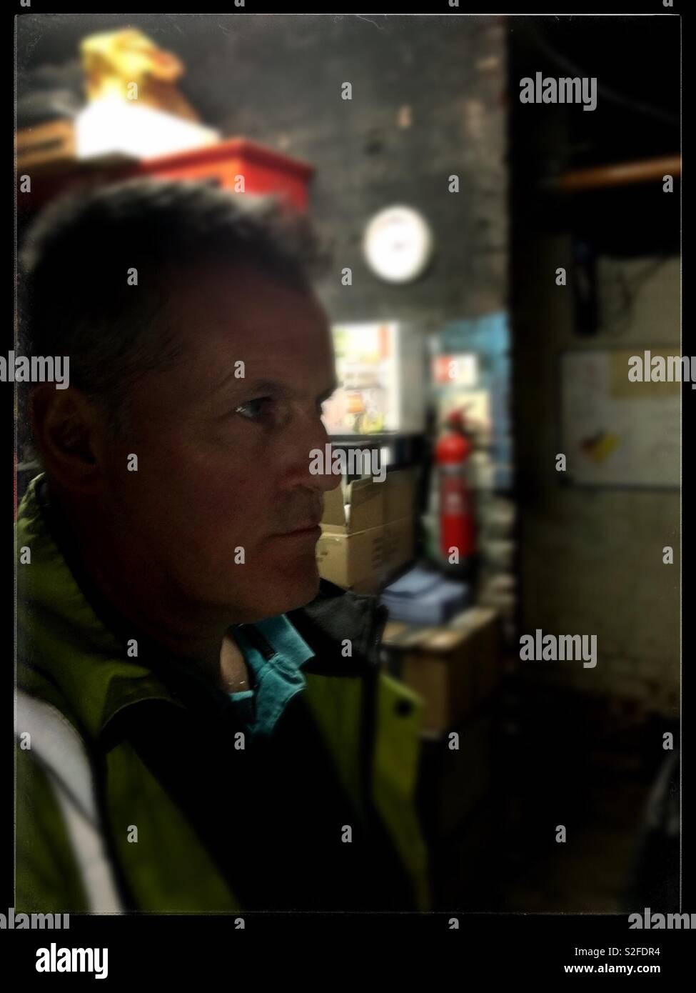 Man staring hi-res stock photography and images - Alamy