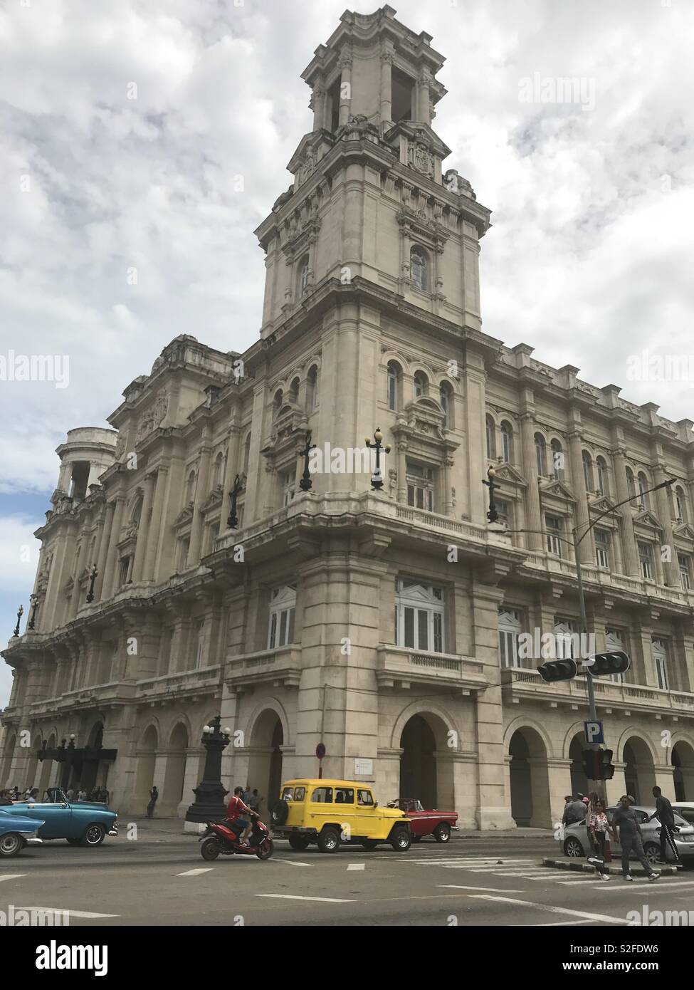 Beautiful colonial building in the city centre of Havana Cuba Stock ...