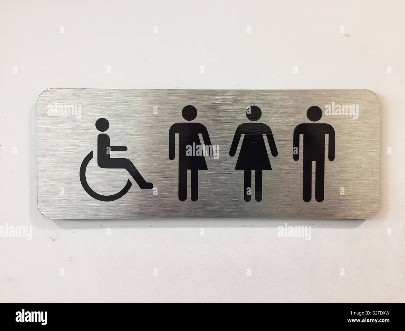 Inclusive bathroom sign hi-res stock photography and images - Alamy