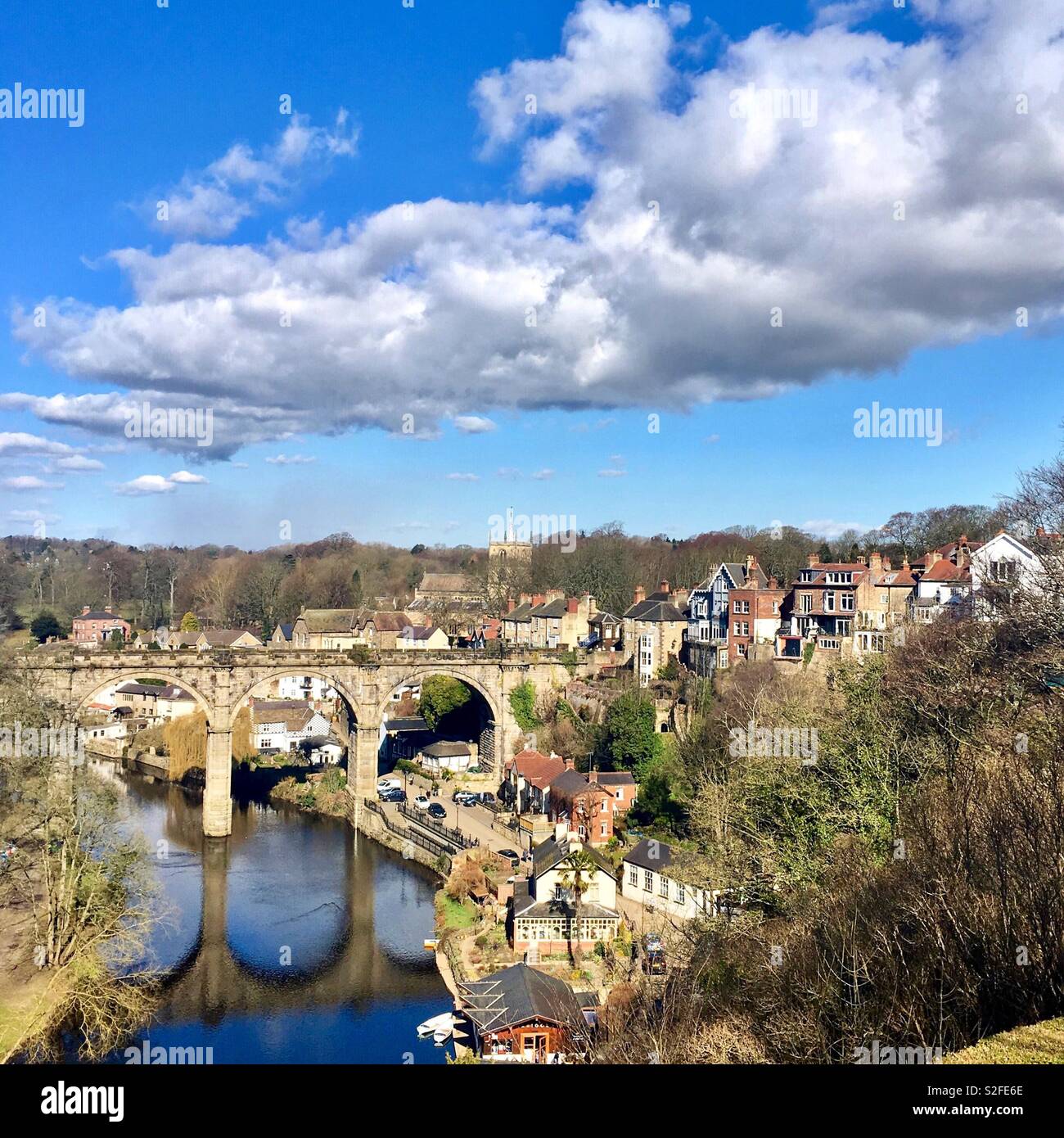 Knaresborough viaduct hi-res stock photography and images - Alamy