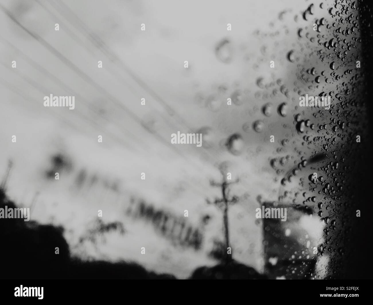 Outside of rain Stock Photo - Alamy