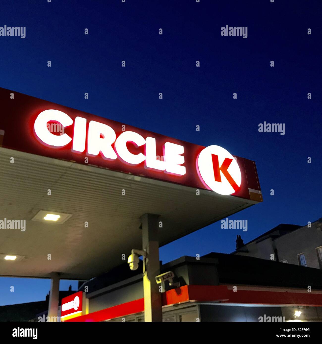 Circle K filling station in Dublin Ireland Stock Photo - Alamy