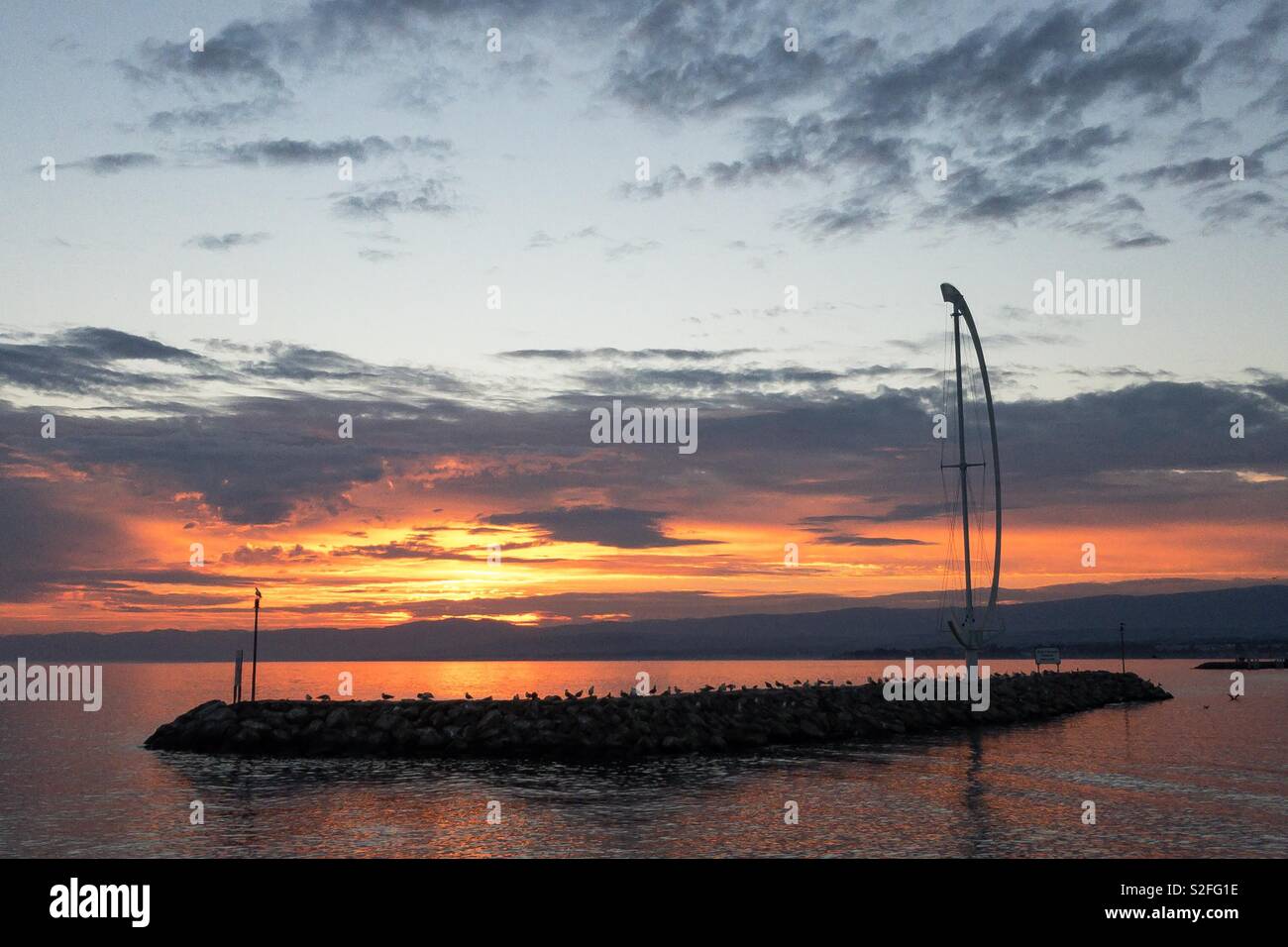 Lausanne sunset hi-res stock photography and images - Alamy