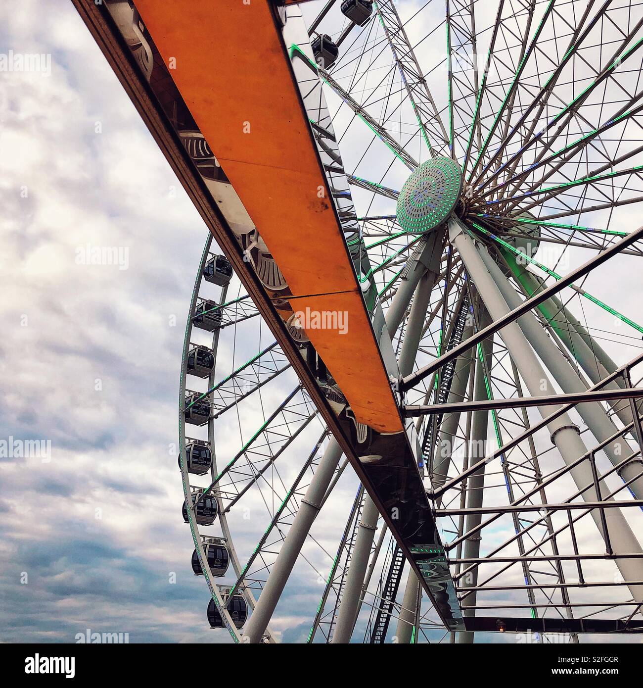 Great wheel of Seattle Stock Photo - Alamy