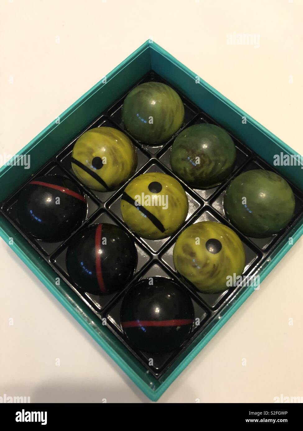 Handmade French chocolates Stock Photo - Alamy