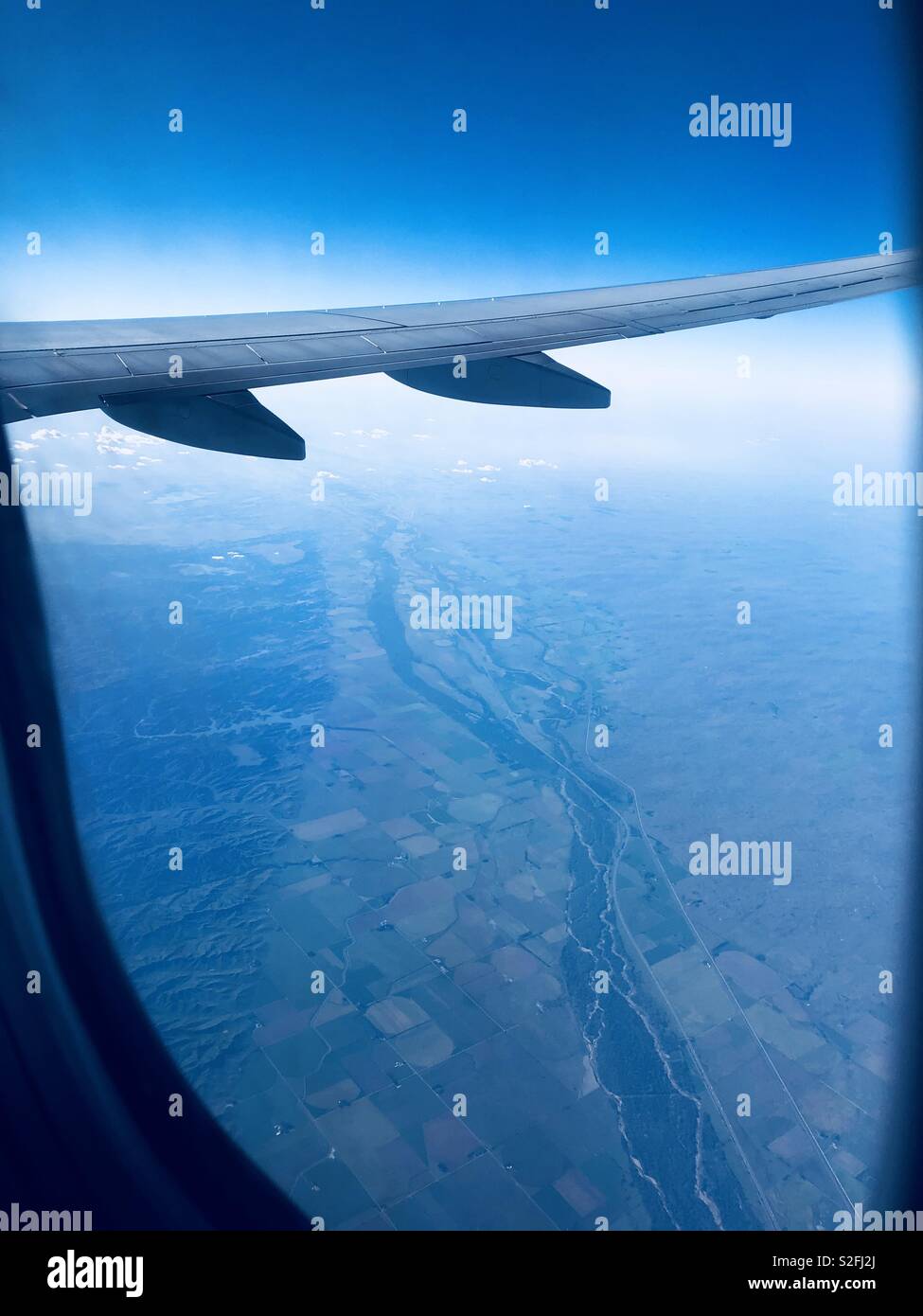 looking-at-earth-from-35-000-feet-stock-photo-alamy