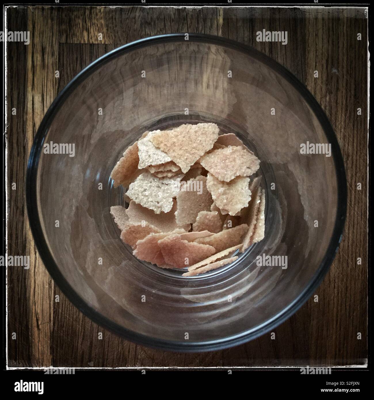 Potassium bitartrate crystals, precipitated out from cold stabilising ...