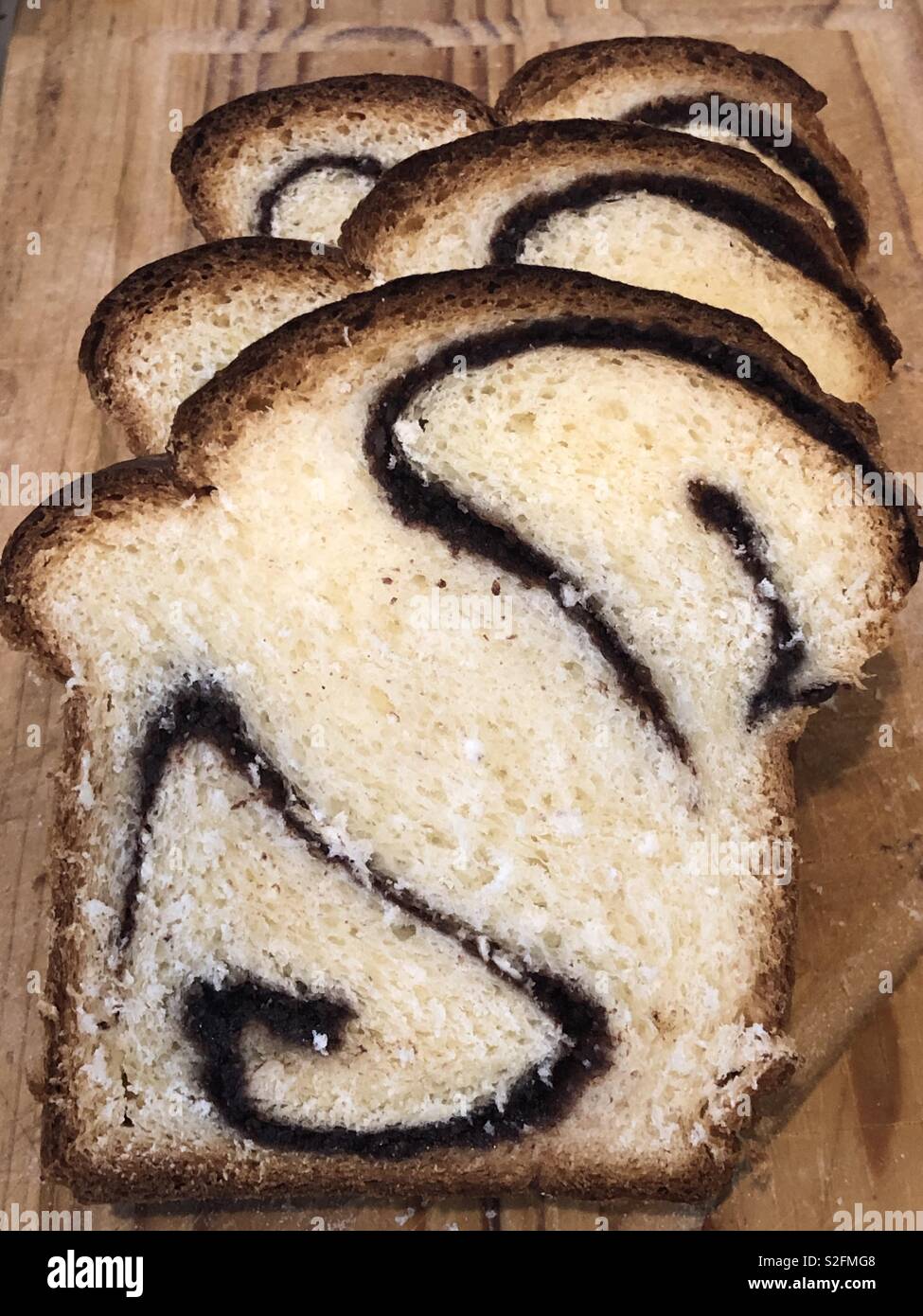 Cozonac, traditional Romanian and Bulgarian sweet leavened bread Stock ...