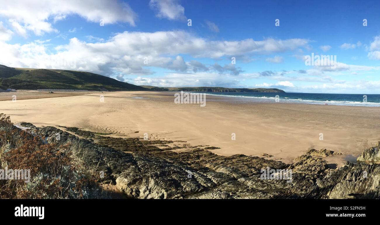 Woolacombe beach devon hi-res stock photography and images - Alamy