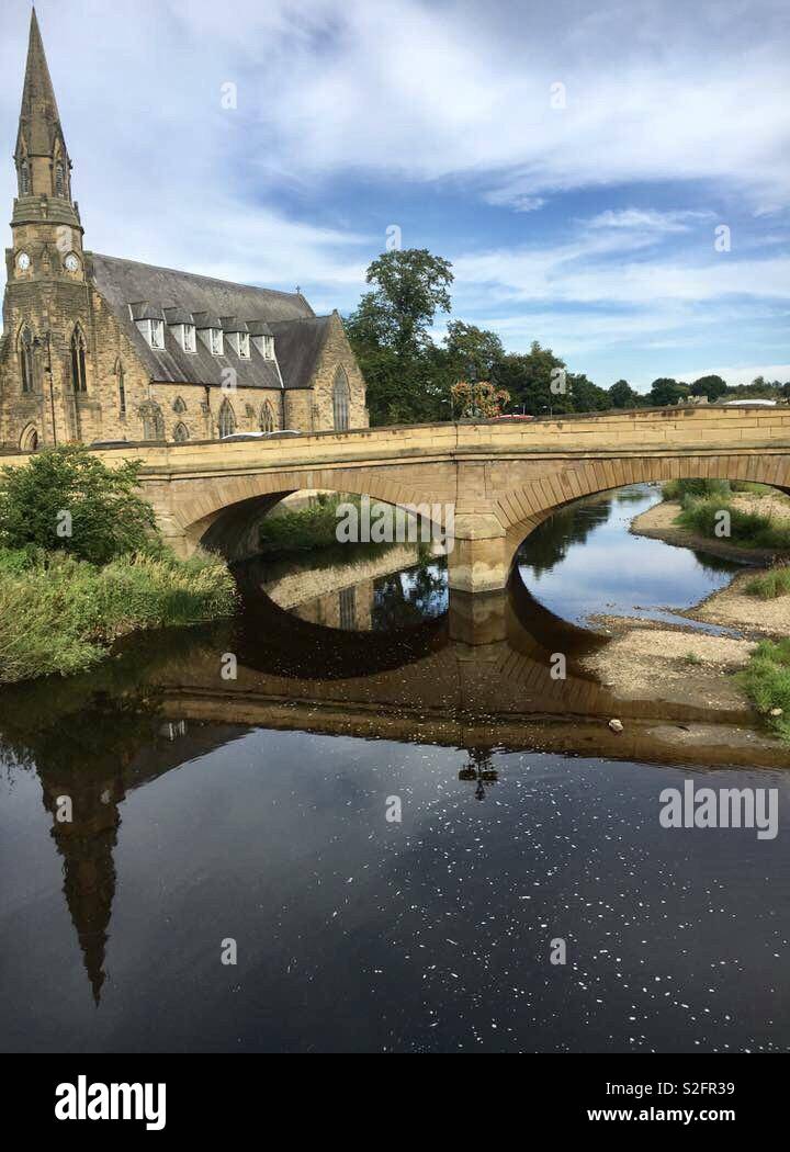 Morpeth northumberland bridge hi-res stock photography and images - Alamy