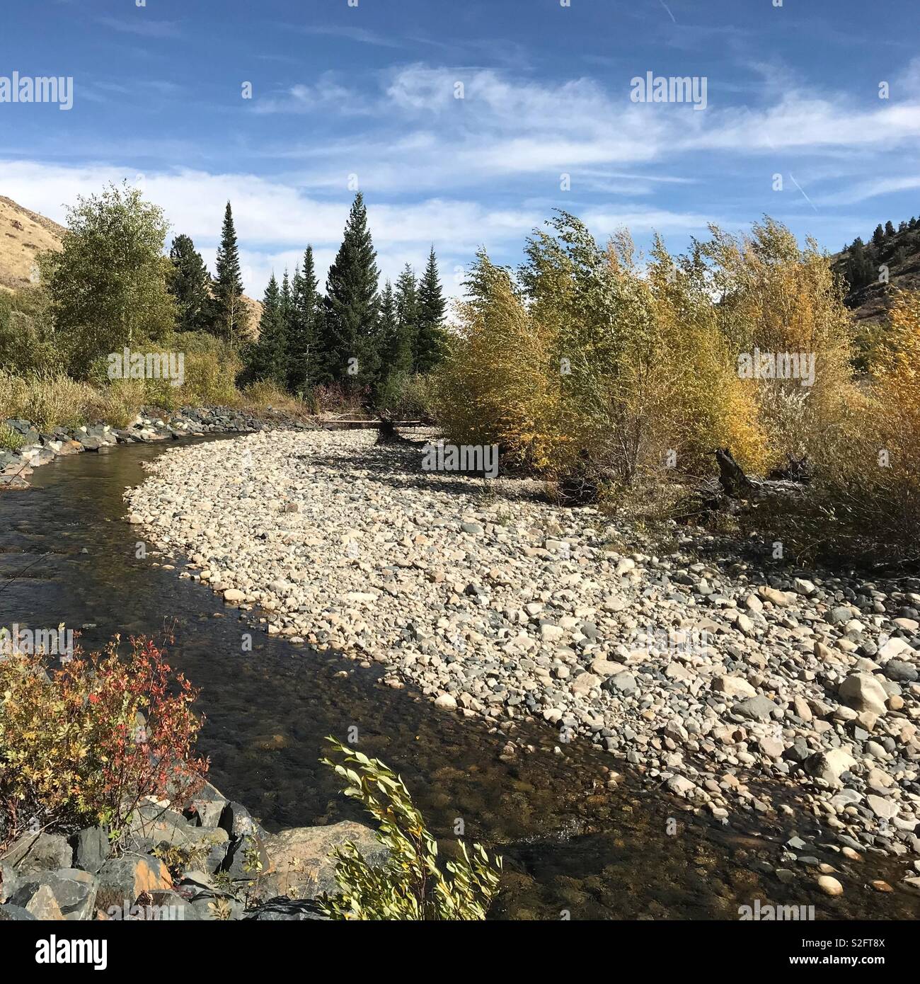 Bend in the river Stock Photo - Alamy