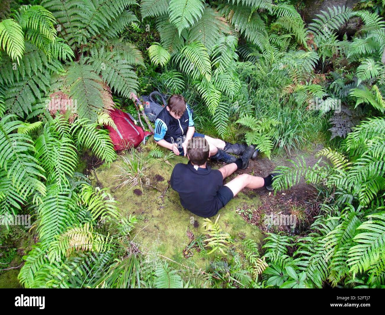 Boys in nature Stock Photo - Alamy