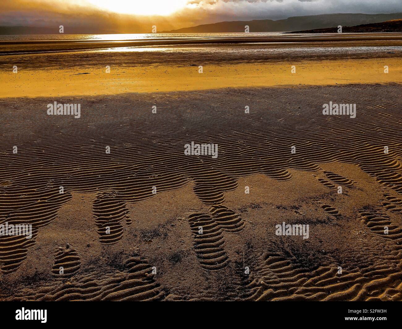Kilbride beach, Scotland Stock Photo - Alamy
