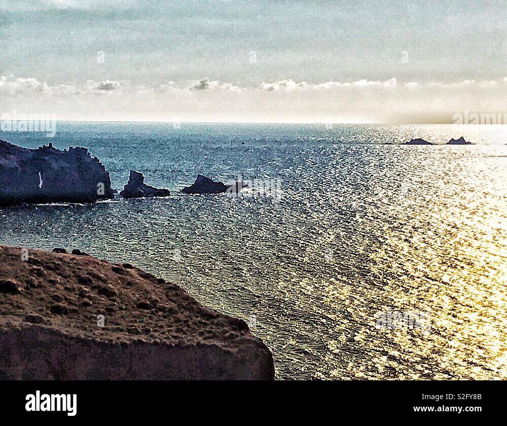 Rocks at sea Stock Photo - Alamy