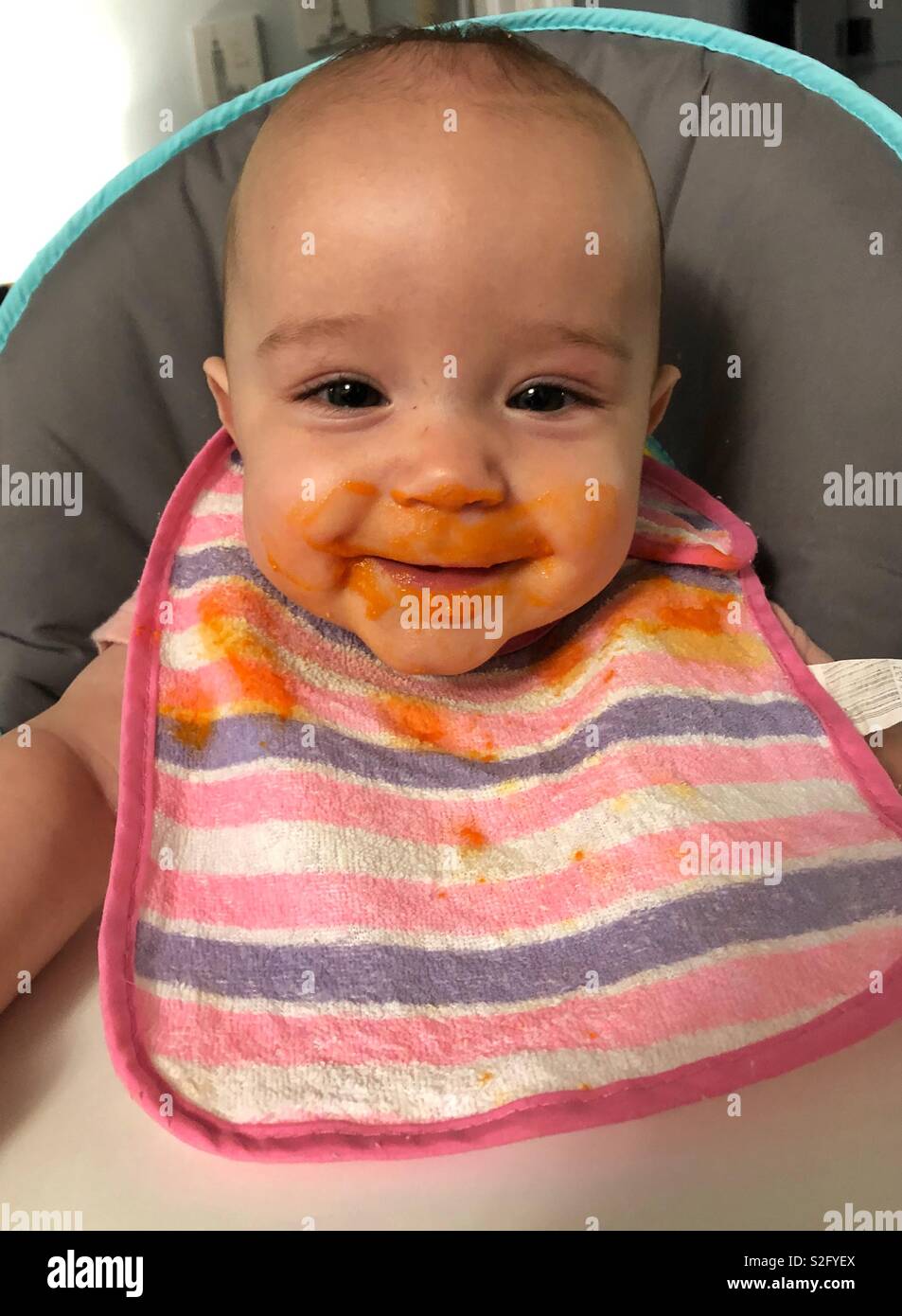 Messy baby hi-res stock photography and images - Alamy