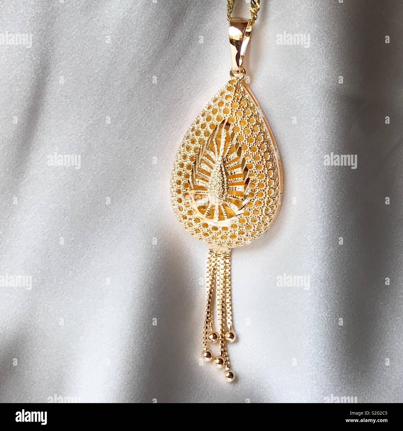 Pendant on display Stock Photo - Alamy
