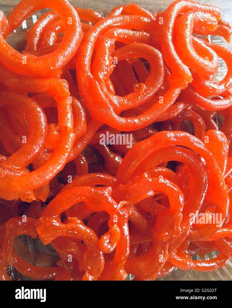 Jalebi swirls hi-res stock photography and images - Alamy