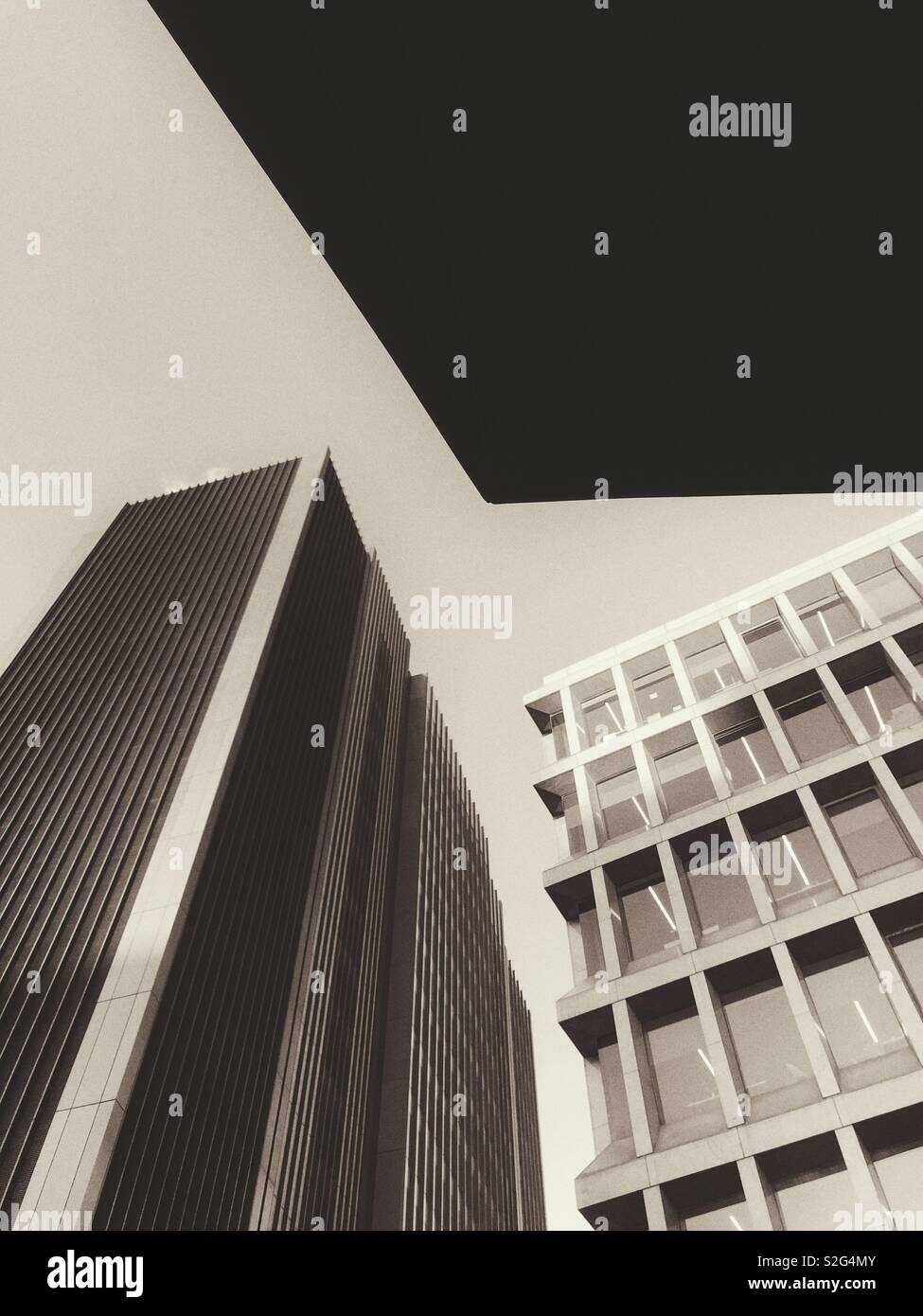 Abstract view of buildings in the City of London Stock Photo - Alamy