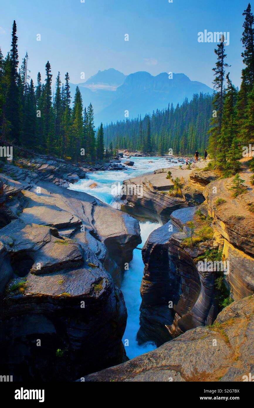 River carving it’s path through canyons Stock Photo - Alamy