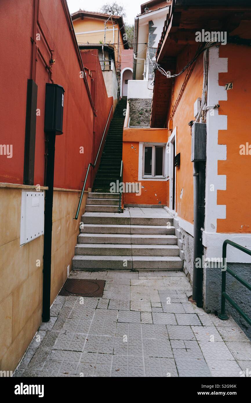 stairs structure architecture in the street Stock Photo - Alamy