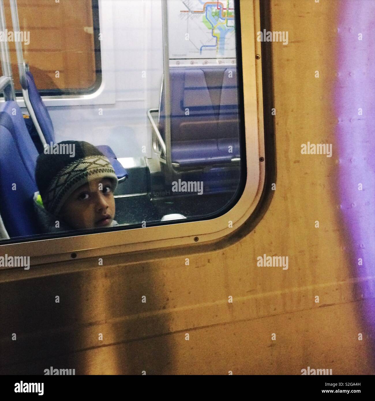 Boy subway hi-res stock photography and images - Alamy