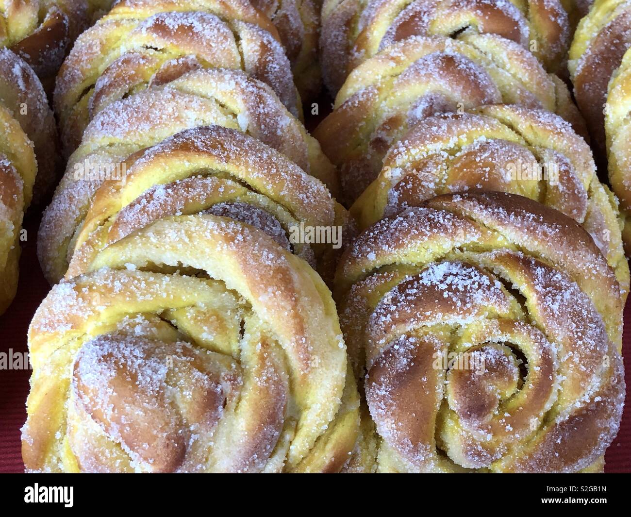 Vanilla buns, typical swedish dessert Stock Photo - Alamy