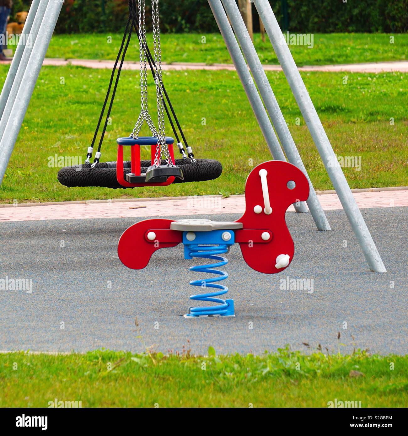 Playground swing isolated hi-res stock photography and images - Alamy