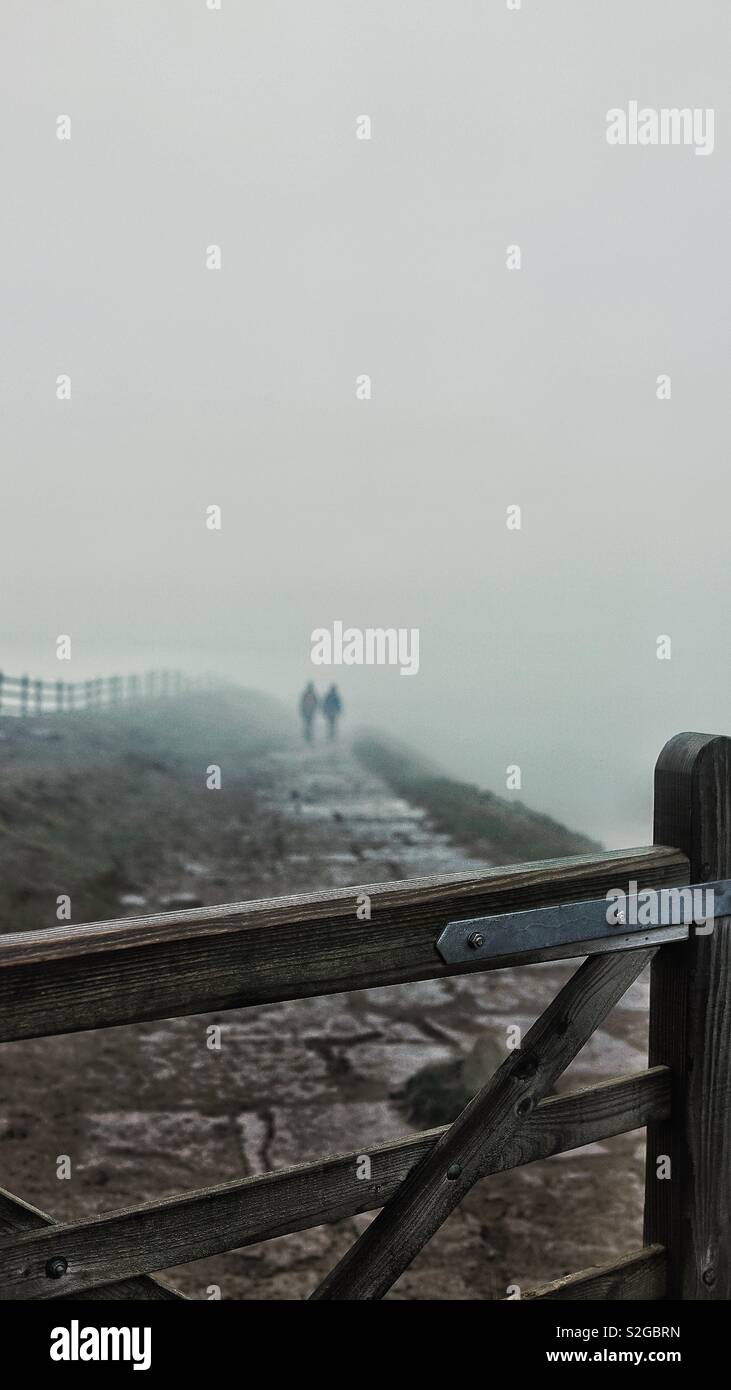 Walking in the fog hi-res stock photography and images - Alamy