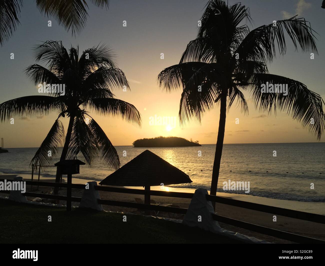 St lucia sunset hi-res stock photography and images - Alamy