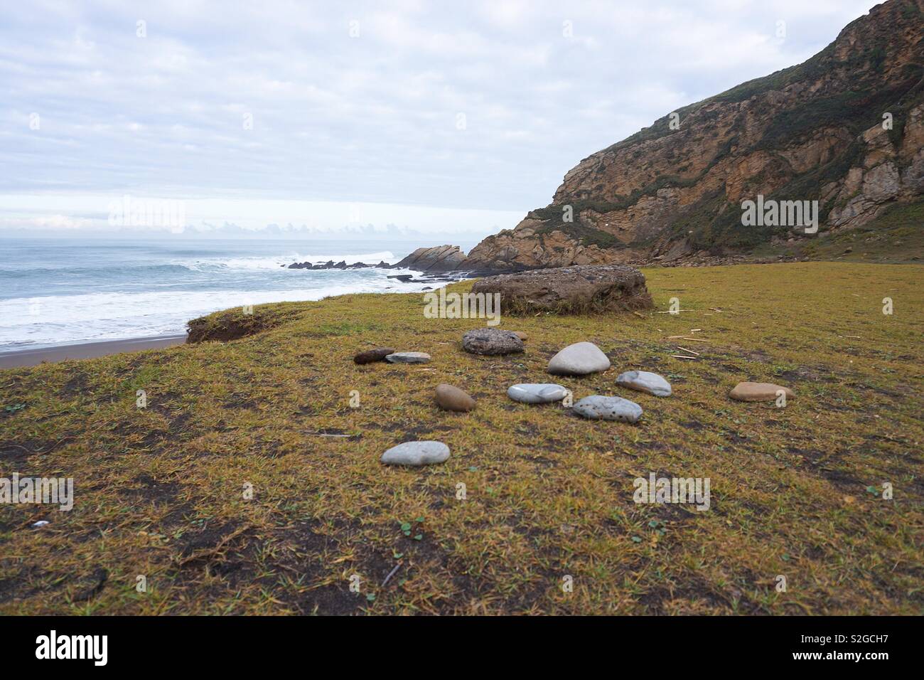 sand and rocks in the beach Stock Photo - Alamy
