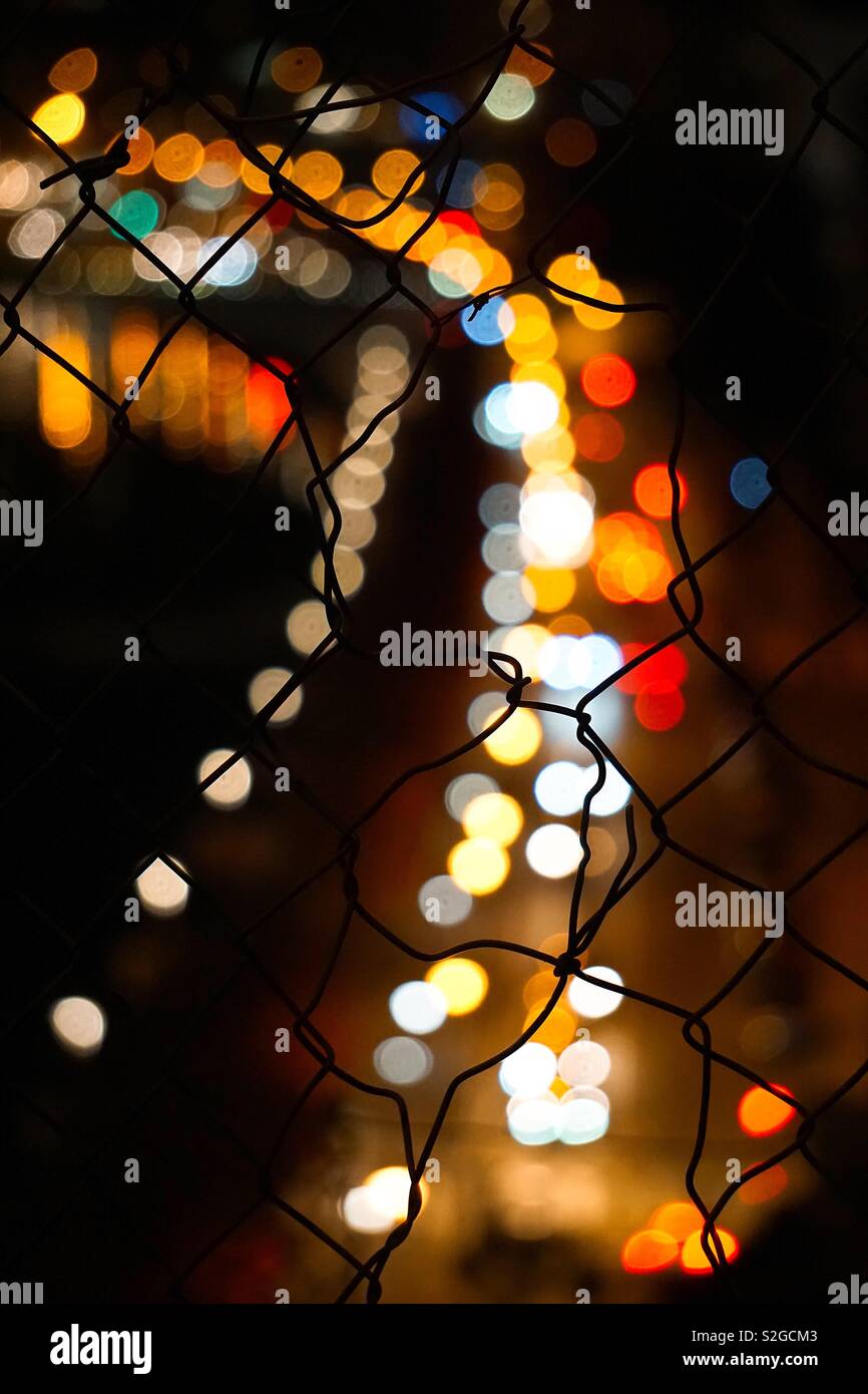 Color street lights hi-res stock photography and images - Alamy