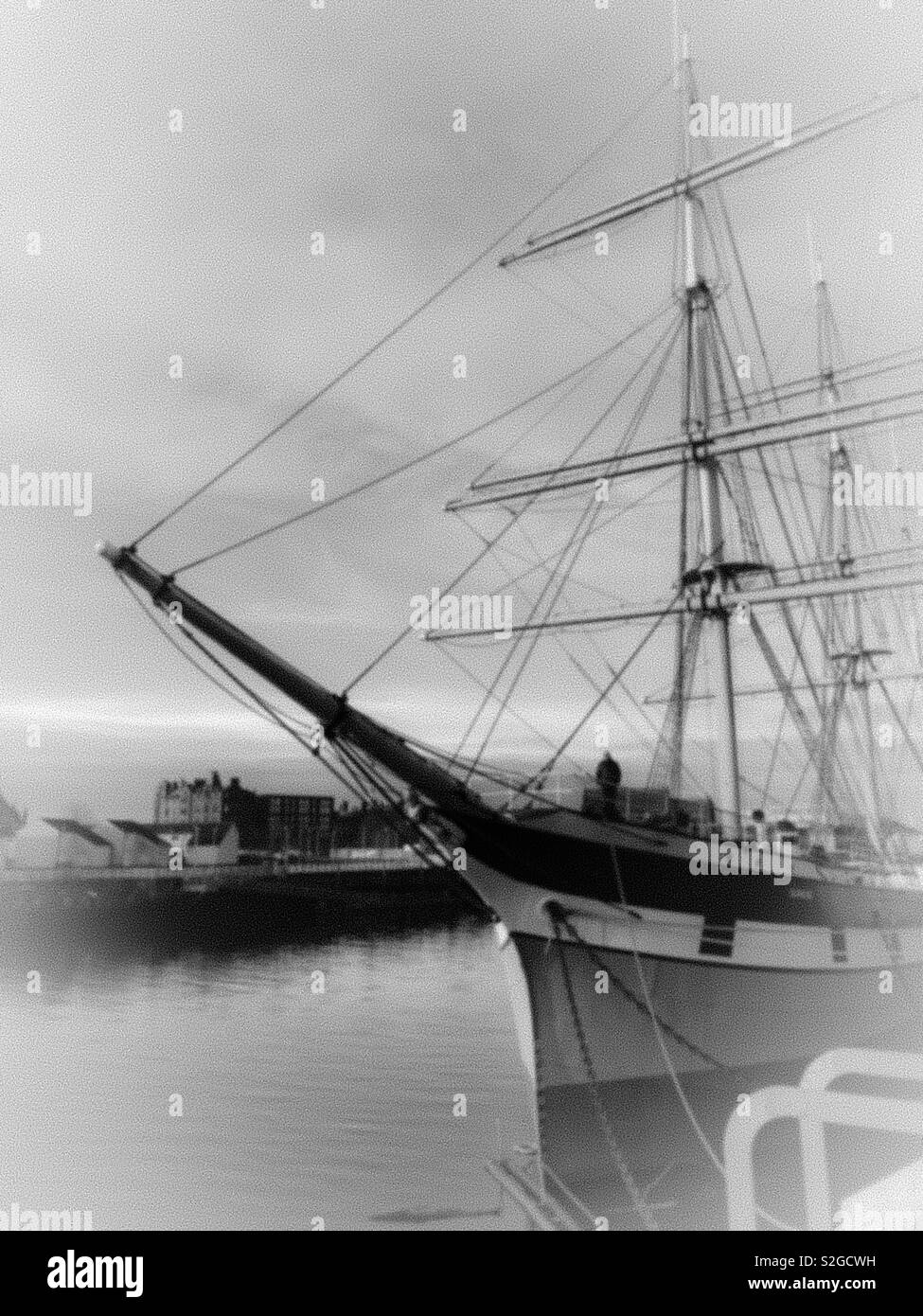 The Glenlee. Tall ship. Glasgow. Scotland UK Stock Photo - Alamy