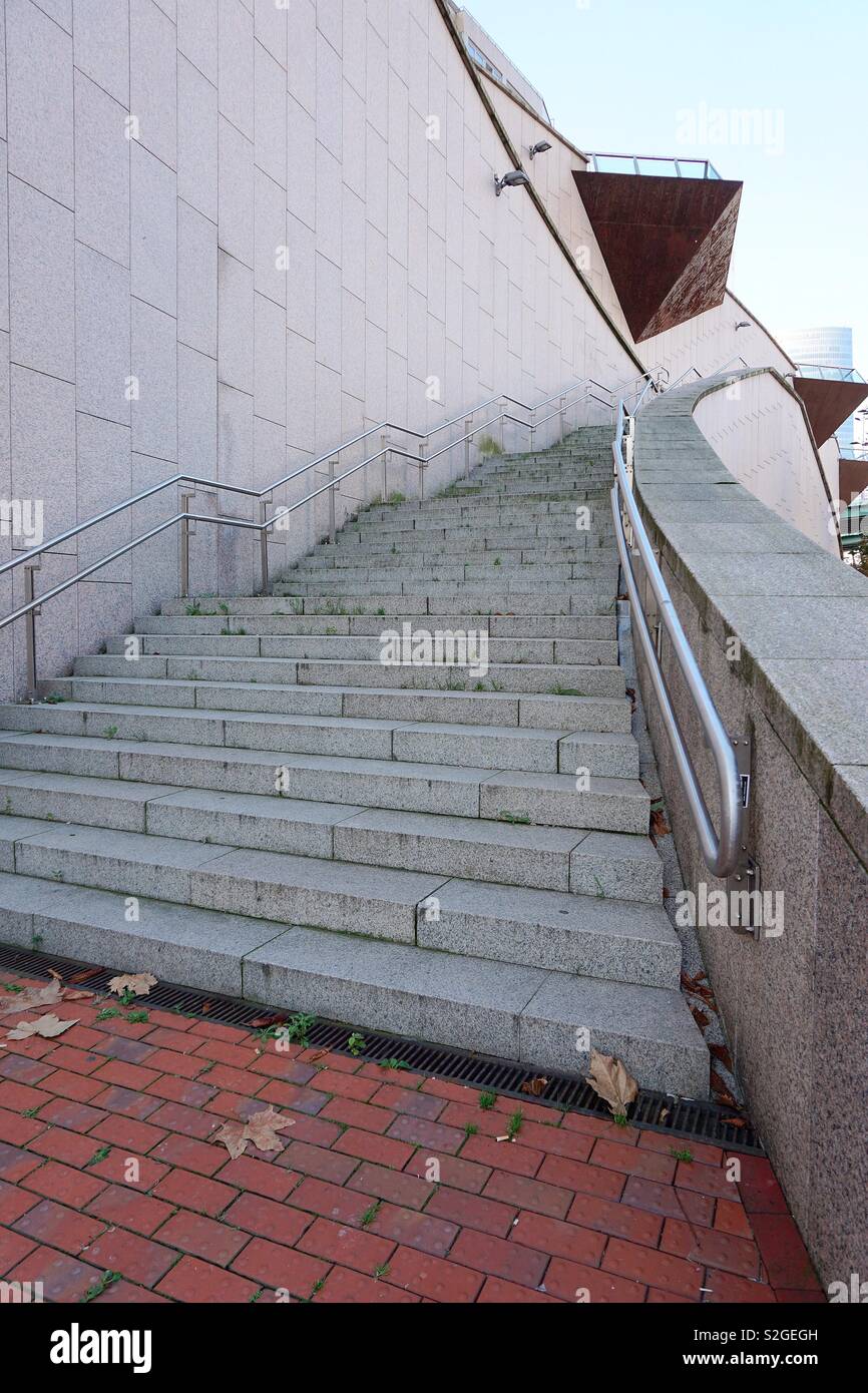 stairs architecture structure in the street Stock Photo - Alamy