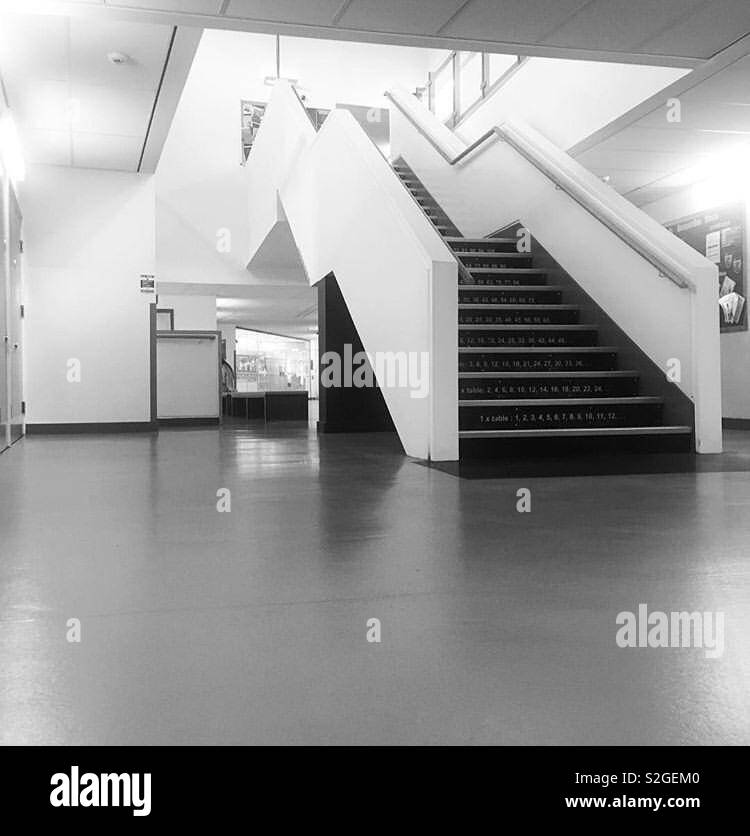 College stairs hi-res stock photography and images - Alamy